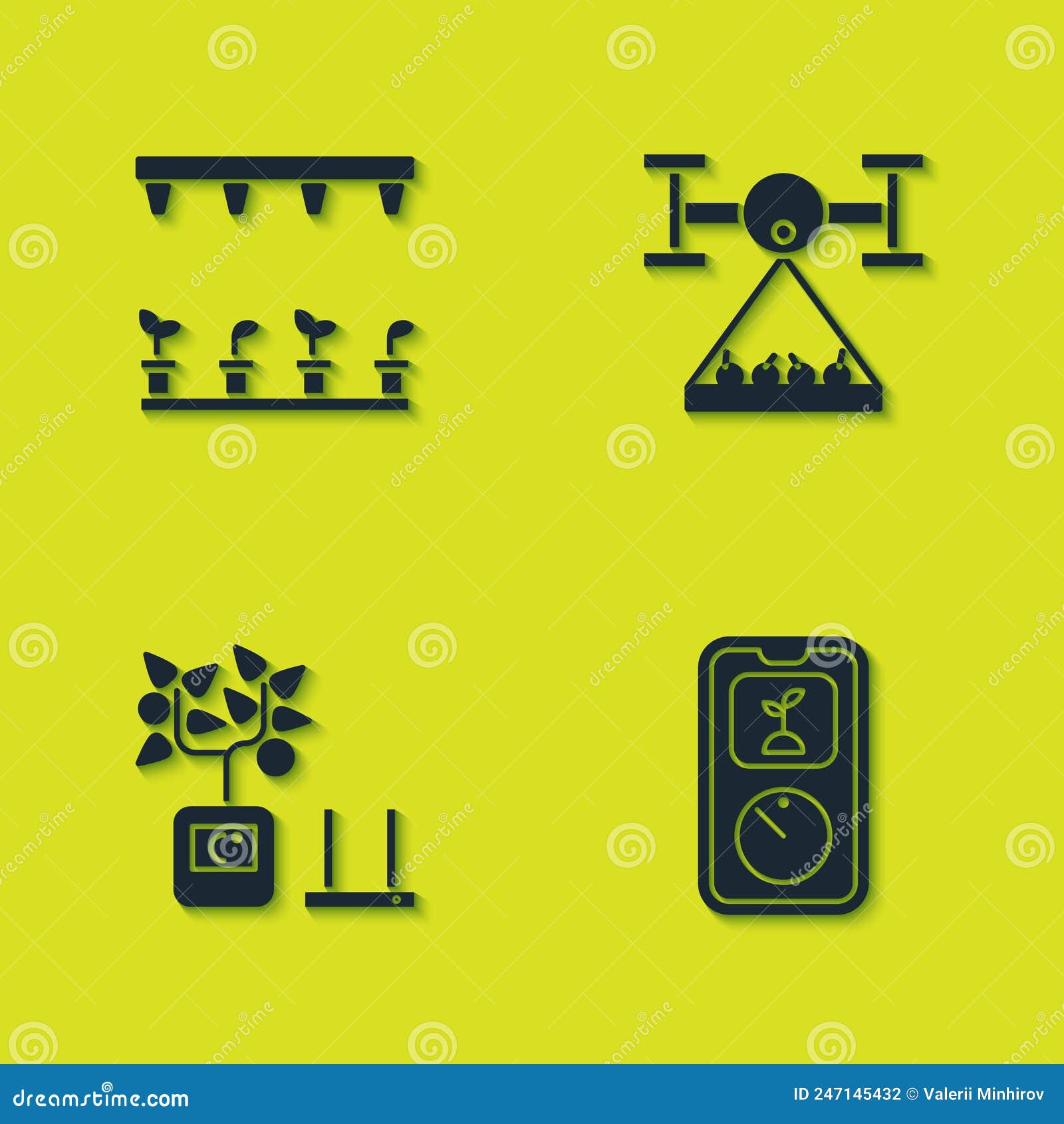 Set Automatic Irrigation Sprinklers, Smart Farming Technology, and with ... Set Automatic Irrigation Sprinklers, Smart Farming Technology, and with ...