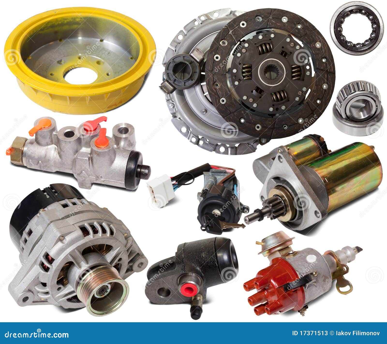 Set Autoteile stockbild. Bild von nachrichten, hintergrund - 17371513