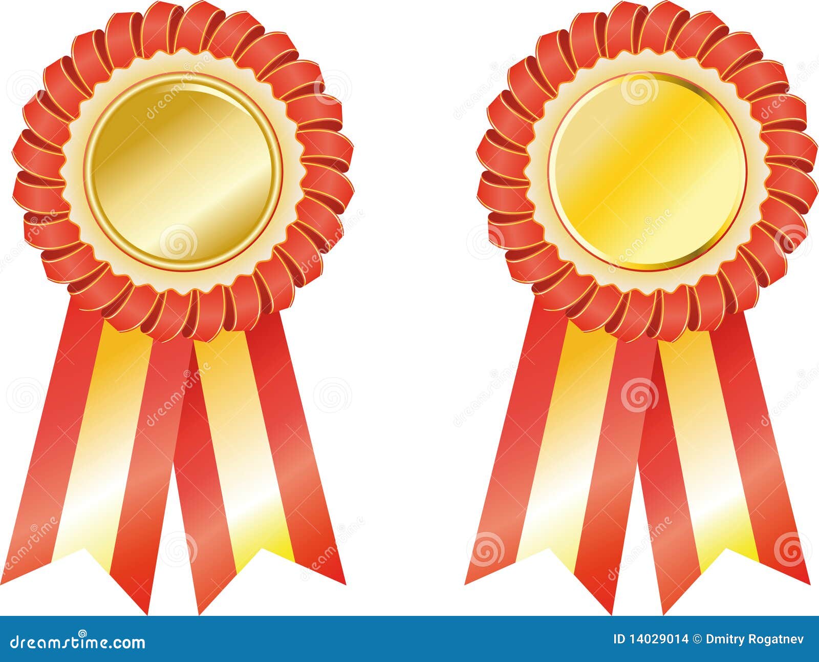 Set Award Ribbons Stock Images - Image: 14029014