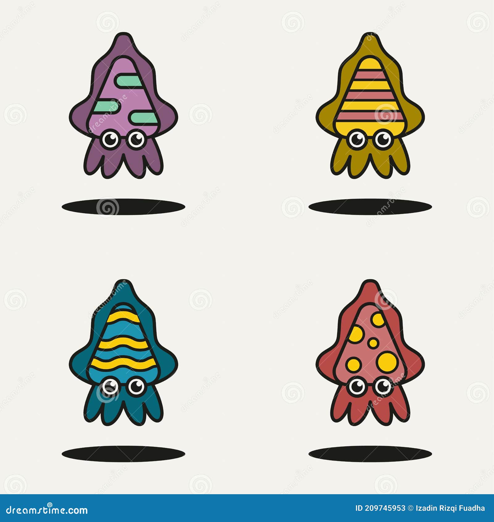 Cuttlefish Cartoon Isolated Stock Photography | CartoonDealer.com #39550400