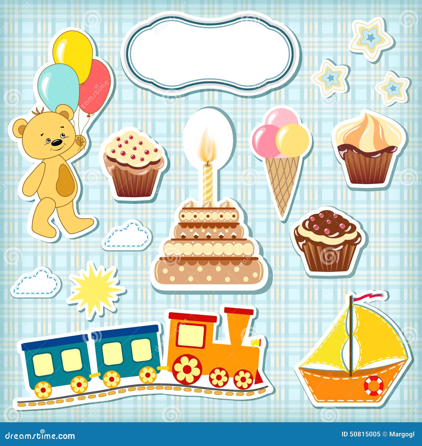 Set baby design elements. stock vector. Illustration of knot - 50815005