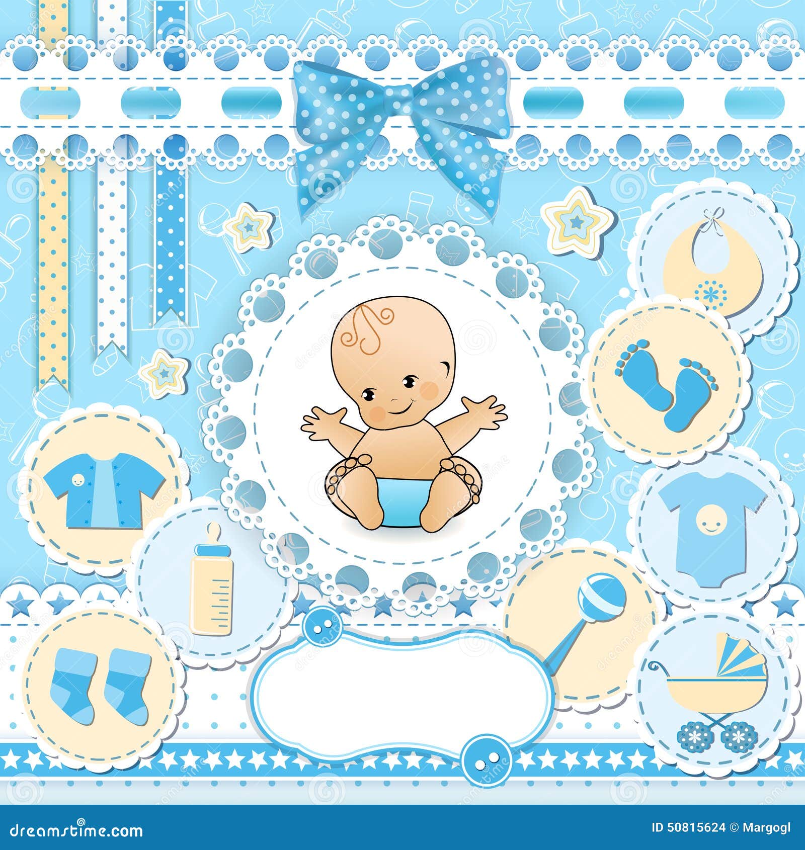 Set baby design elements. stock vector. Illustration of lace - 50815624