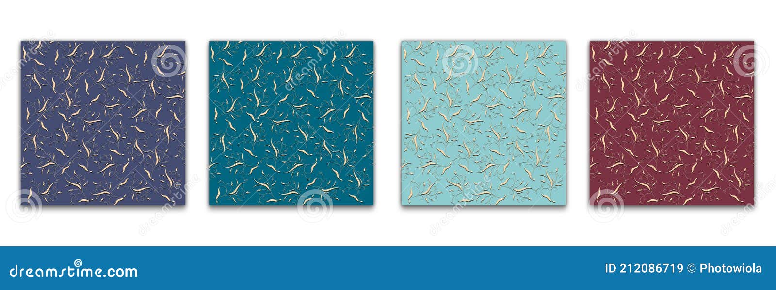 Set of 4 backdrops. stock vector. Illustration of background - 212086719