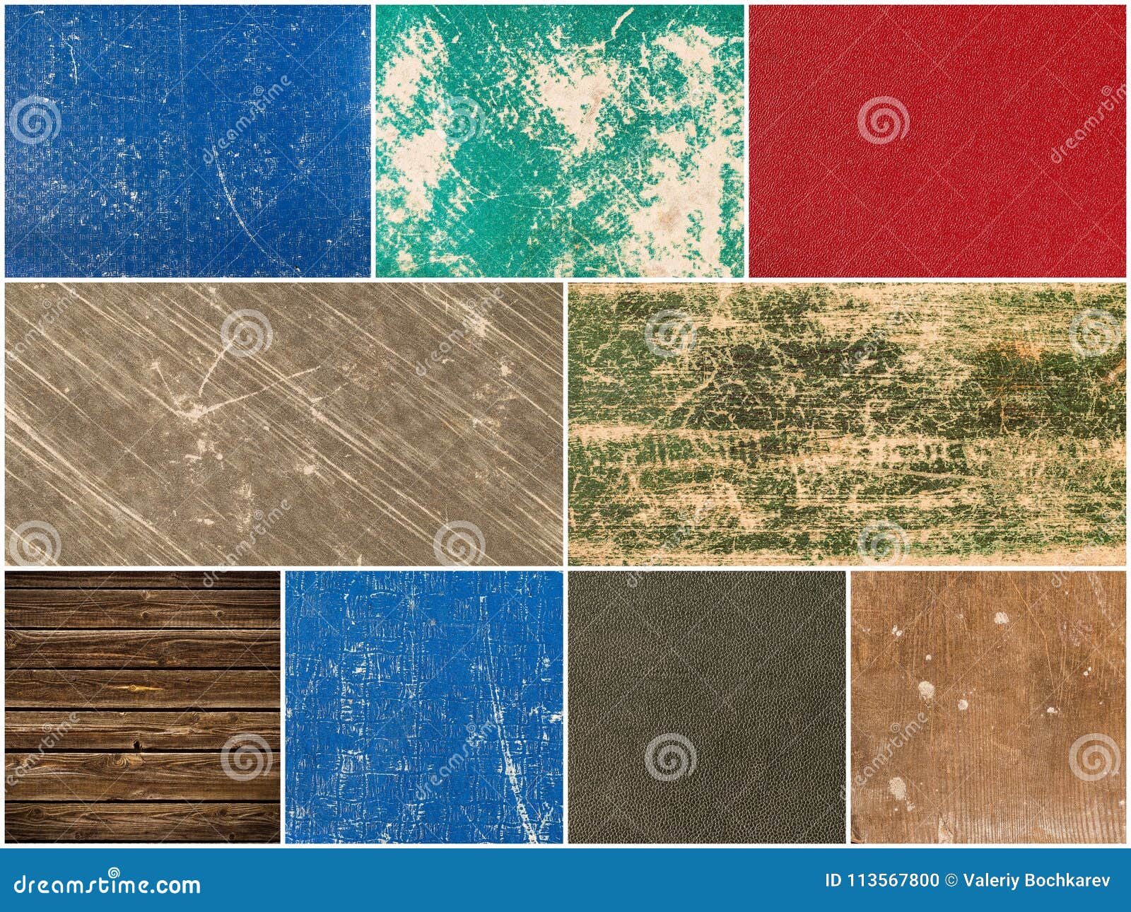 Collection of Different Backgrounds and Textures Stock Photo - Image of ...