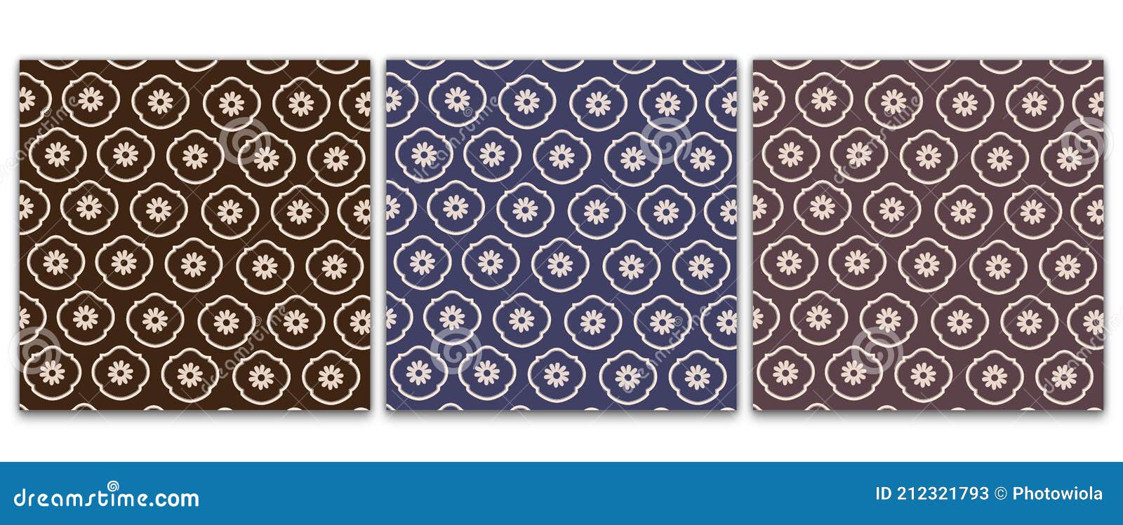 Set of 3 backgrounds. stock vector. Illustration of botanical - 212321793