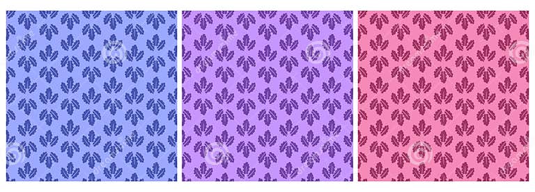 Set of 3 Backgrounds. Pattern on a Solid Background Stock Vector ...