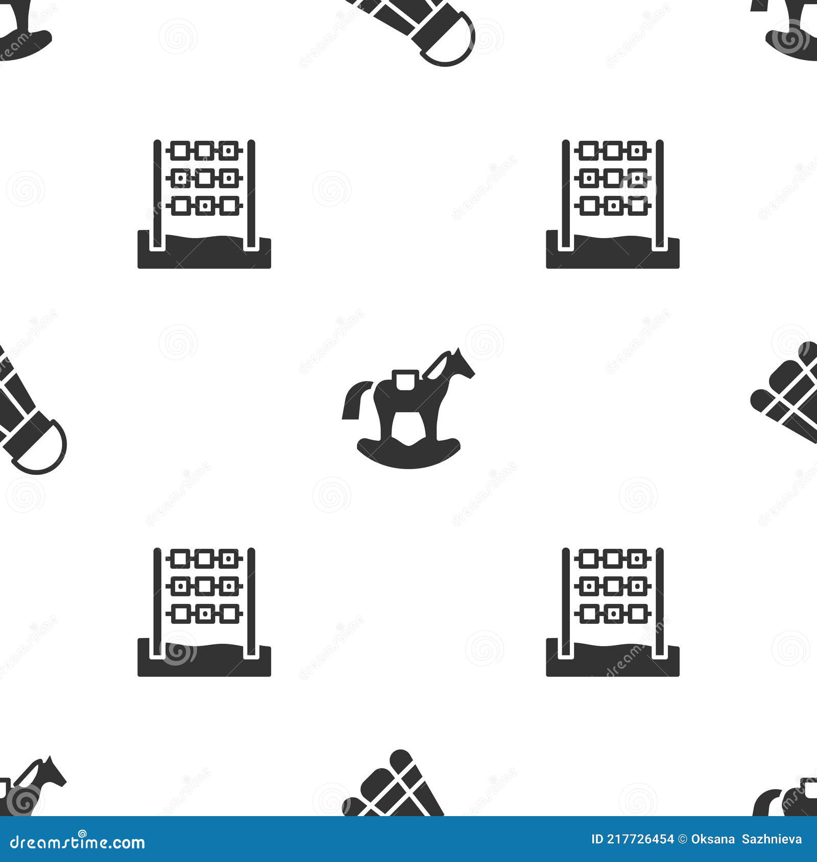 Set Badminton Shuttlecock, Horse Saddle Swing and Tic Tac Toe Game on ...