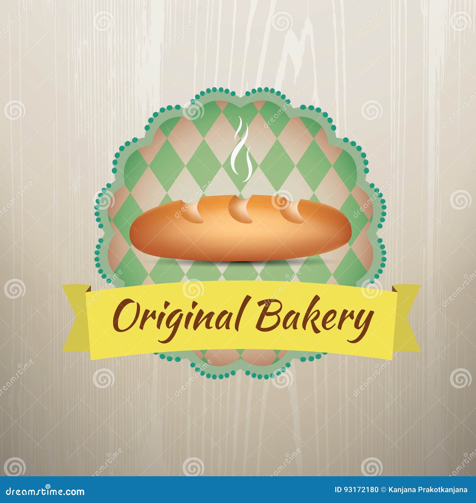 Set Of Bakery Logos. Baking And Pastries Labels. Cartoon Vector ...