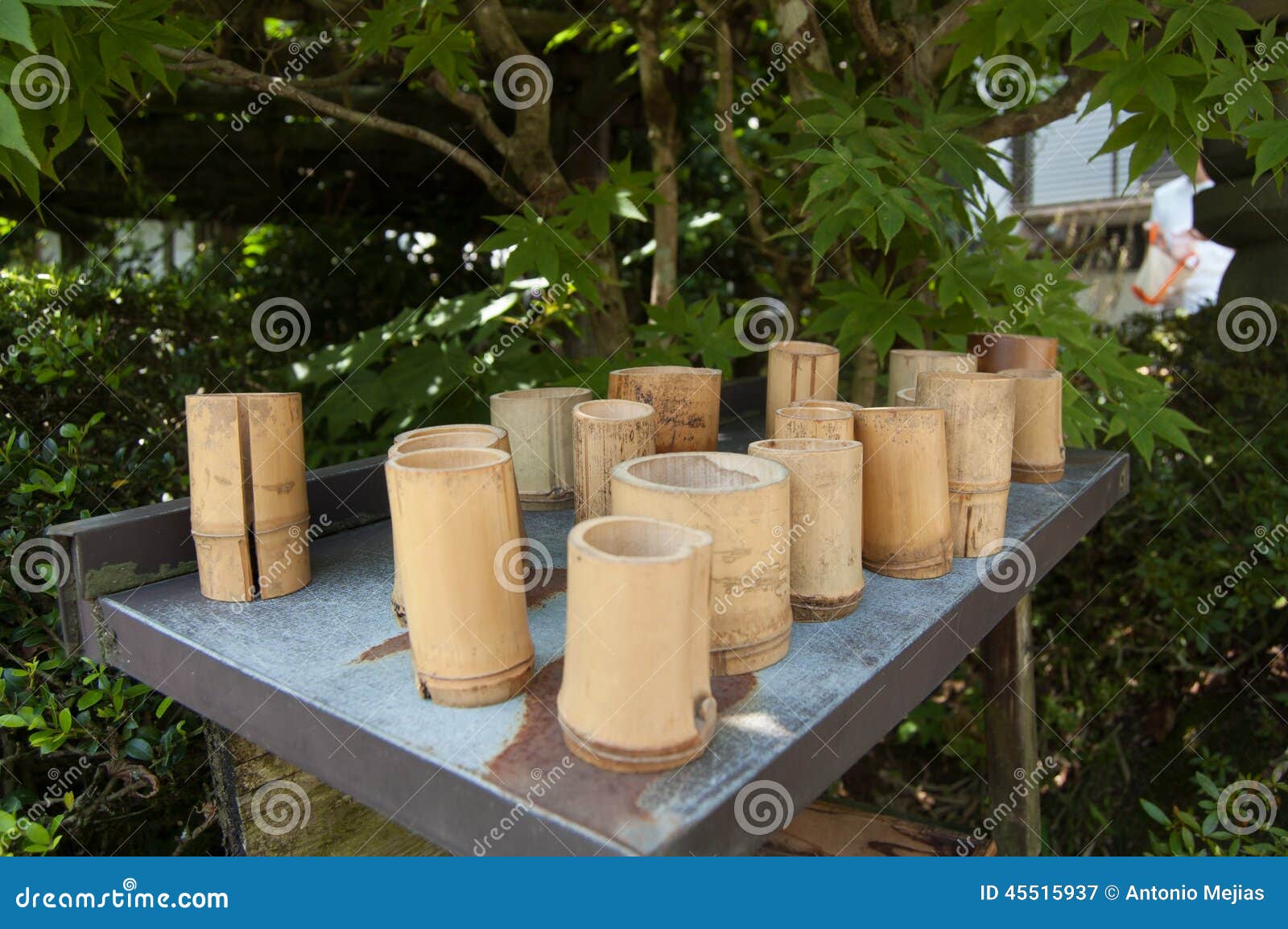 Set of bambu glass stock image. Image of nature, closeup - 45515937
