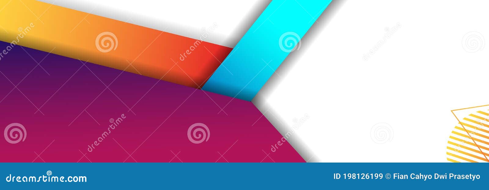 Set Banner Background Template with Modern Shape Free Vector Art Stock ...