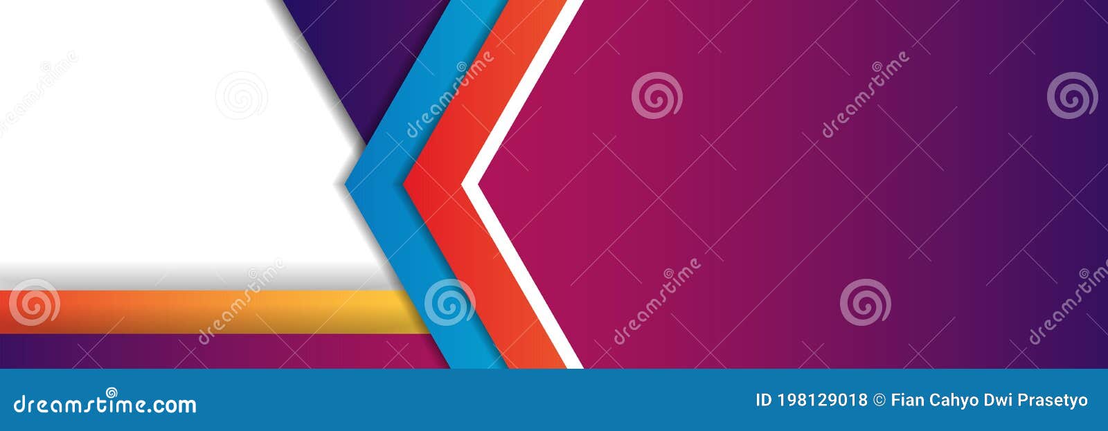 Set Banner Background Template with Modern Shape Free Vector Art Stock ...