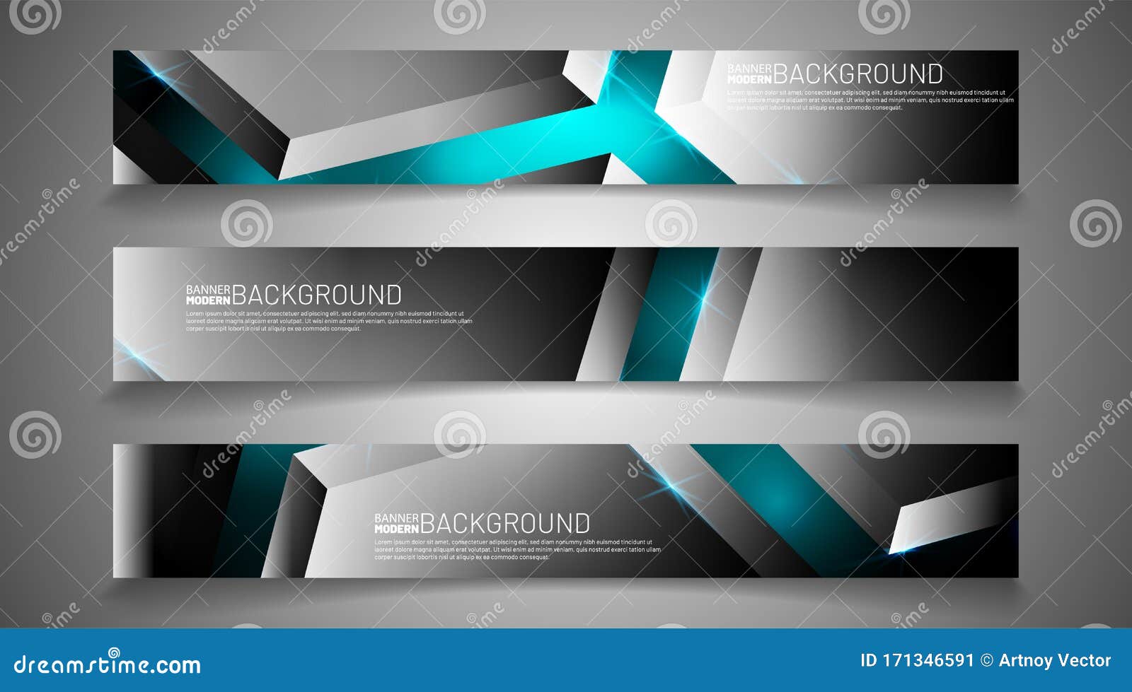Set Banner Background for Your Design. Vector Graphic Design ...