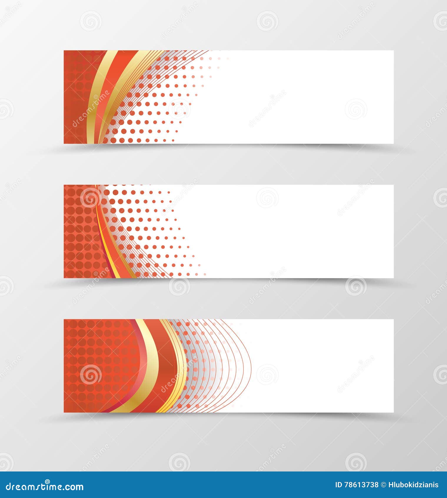 Set of banner design stock vector. Illustration of corporate - 78613738