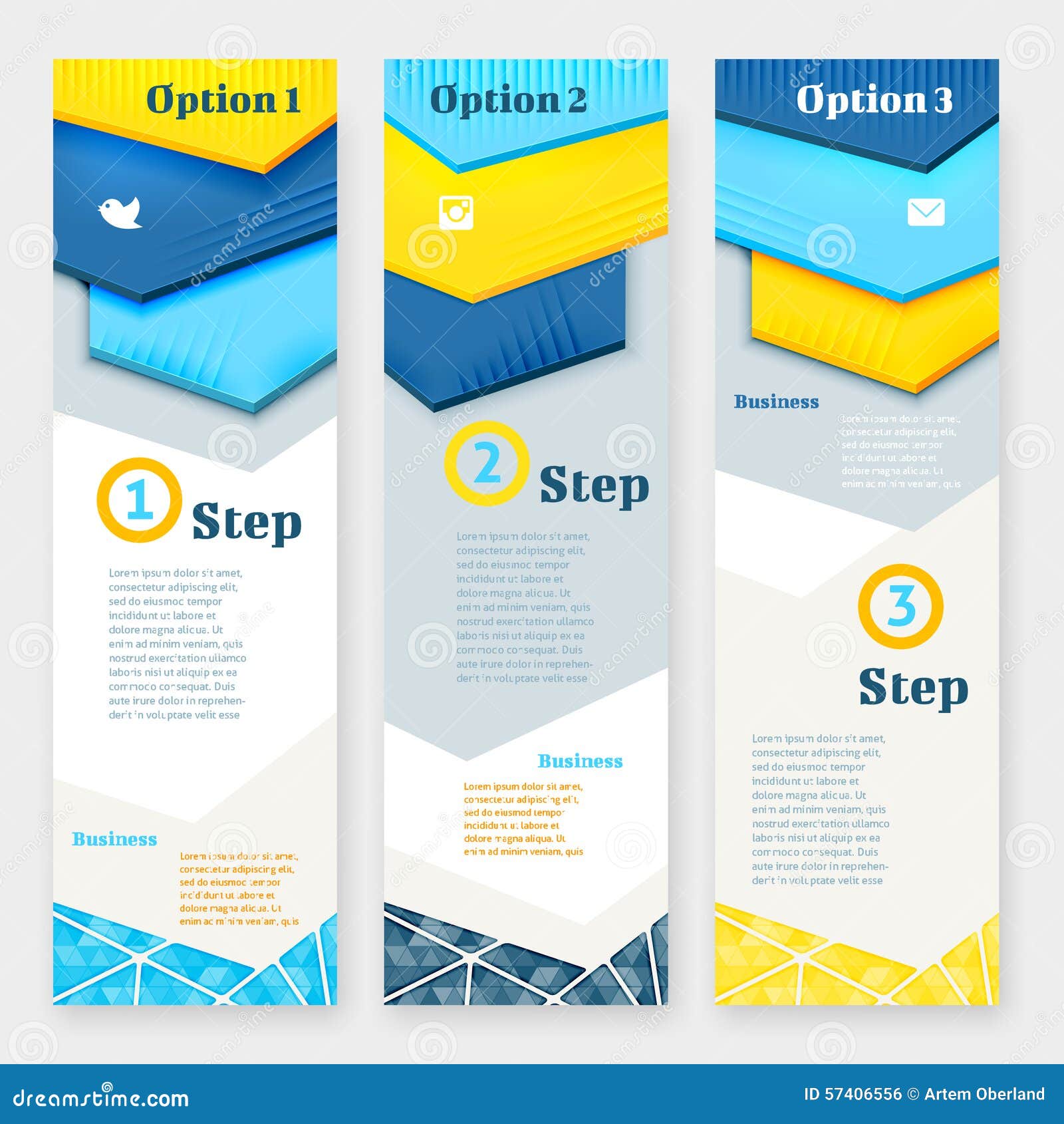 Set of Banner Design Template Stock Vector - Illustration of background ...