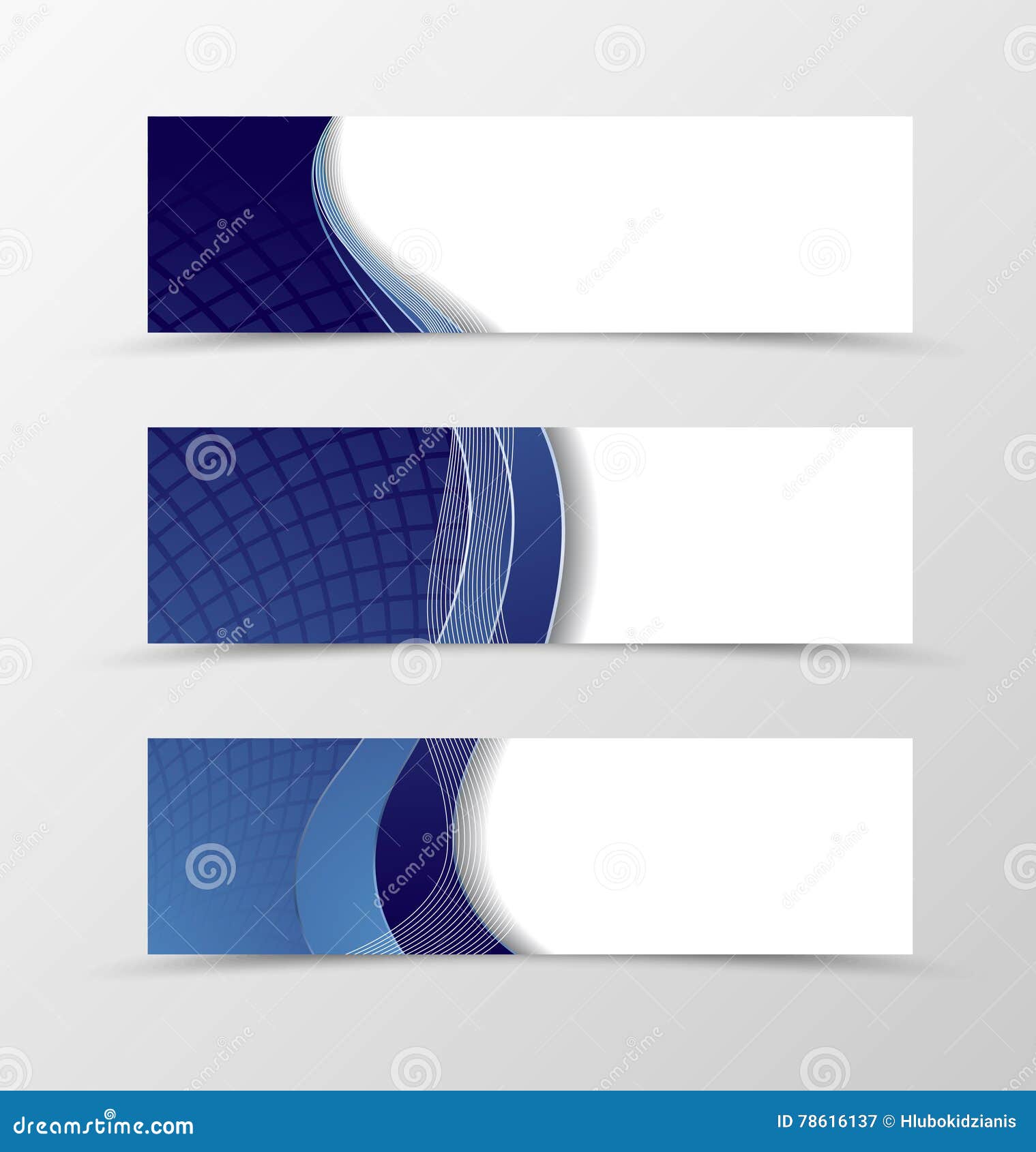 Set of banner grid design stock vector. Illustration of folder - 78616137