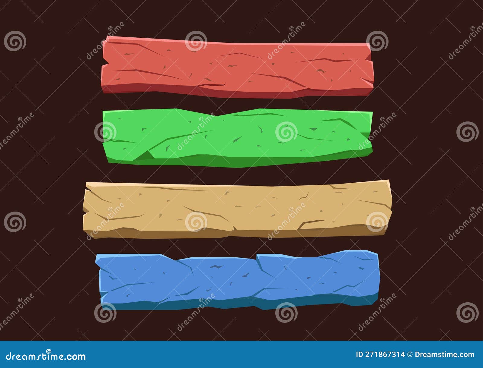 Set of banner icon stock vector. Illustration of isolated - 271867314