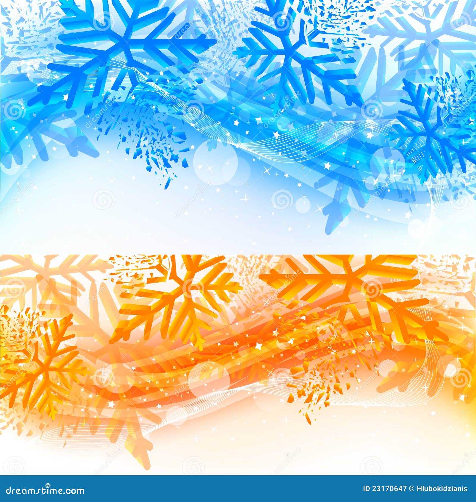 Set of banners stock vector. Illustration of frost, christmas - 23170647