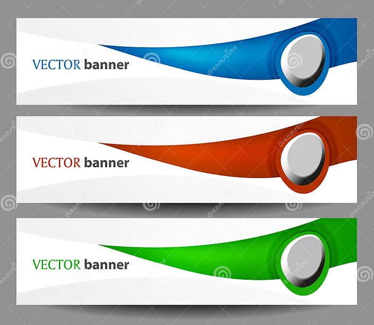 Set banners with buttons stock vector. Illustration of discount - 31370890