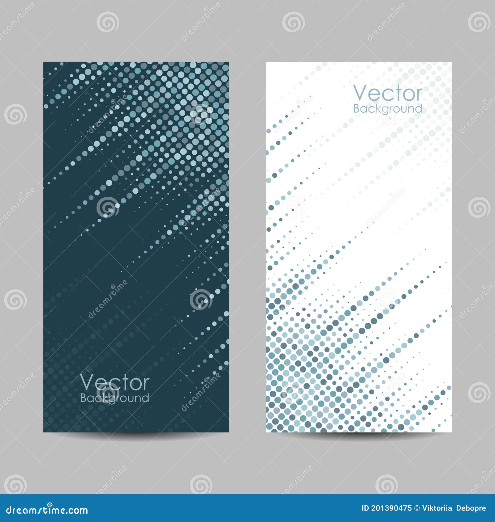 Set of Banners with Dots. Vector Illustration Stock Vector ...