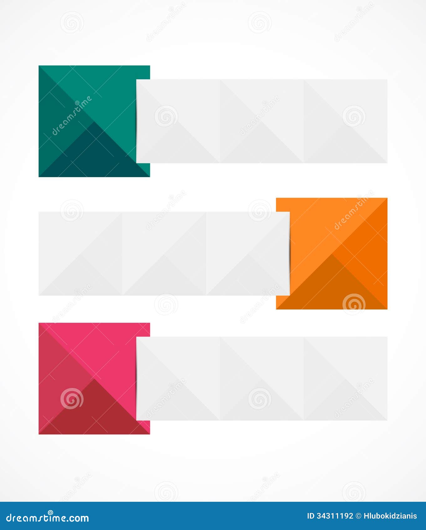 Set of banners stock vector. Illustration of company - 34311192