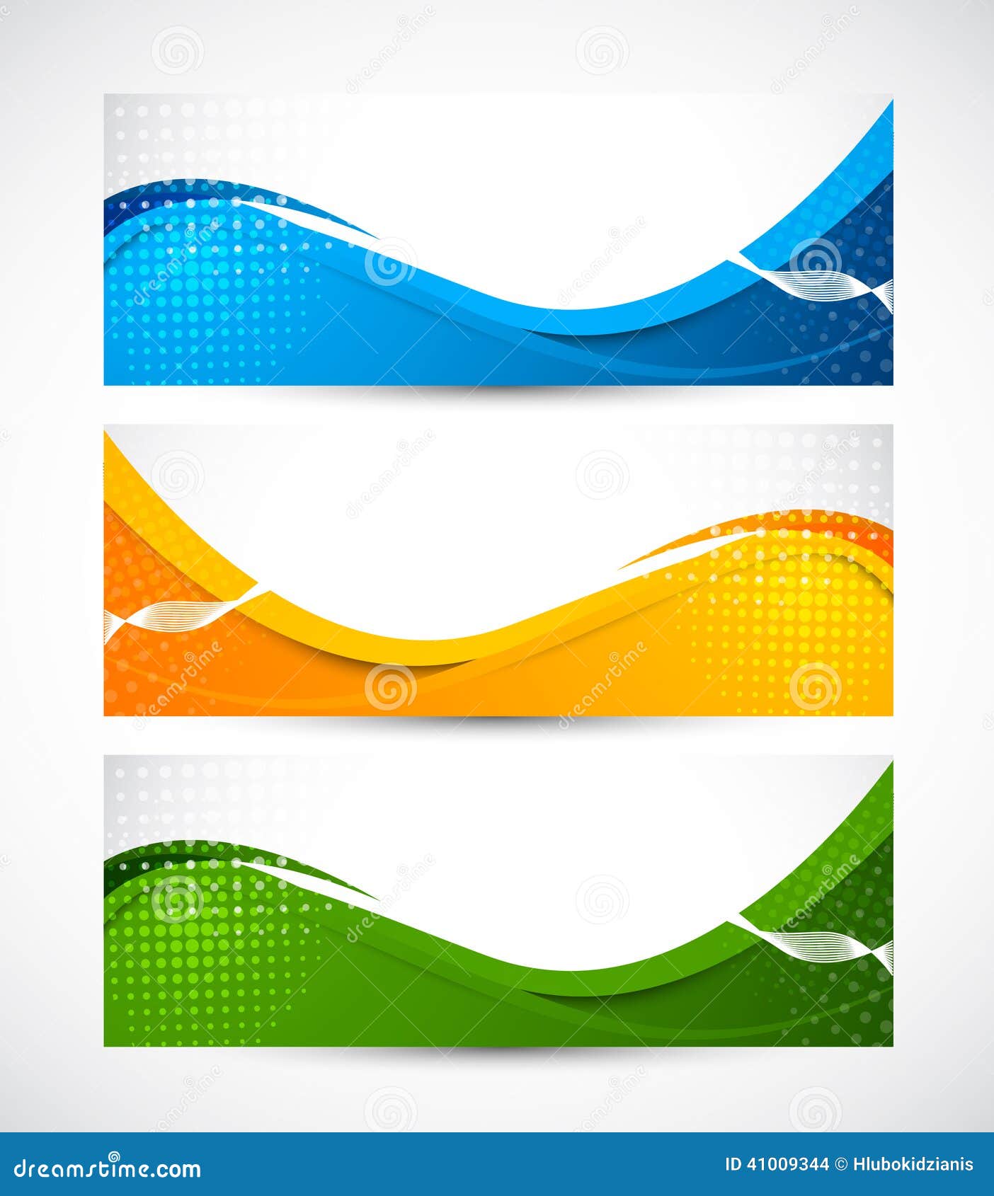 Set of banners stock vector. Illustration of colorful - 41009344