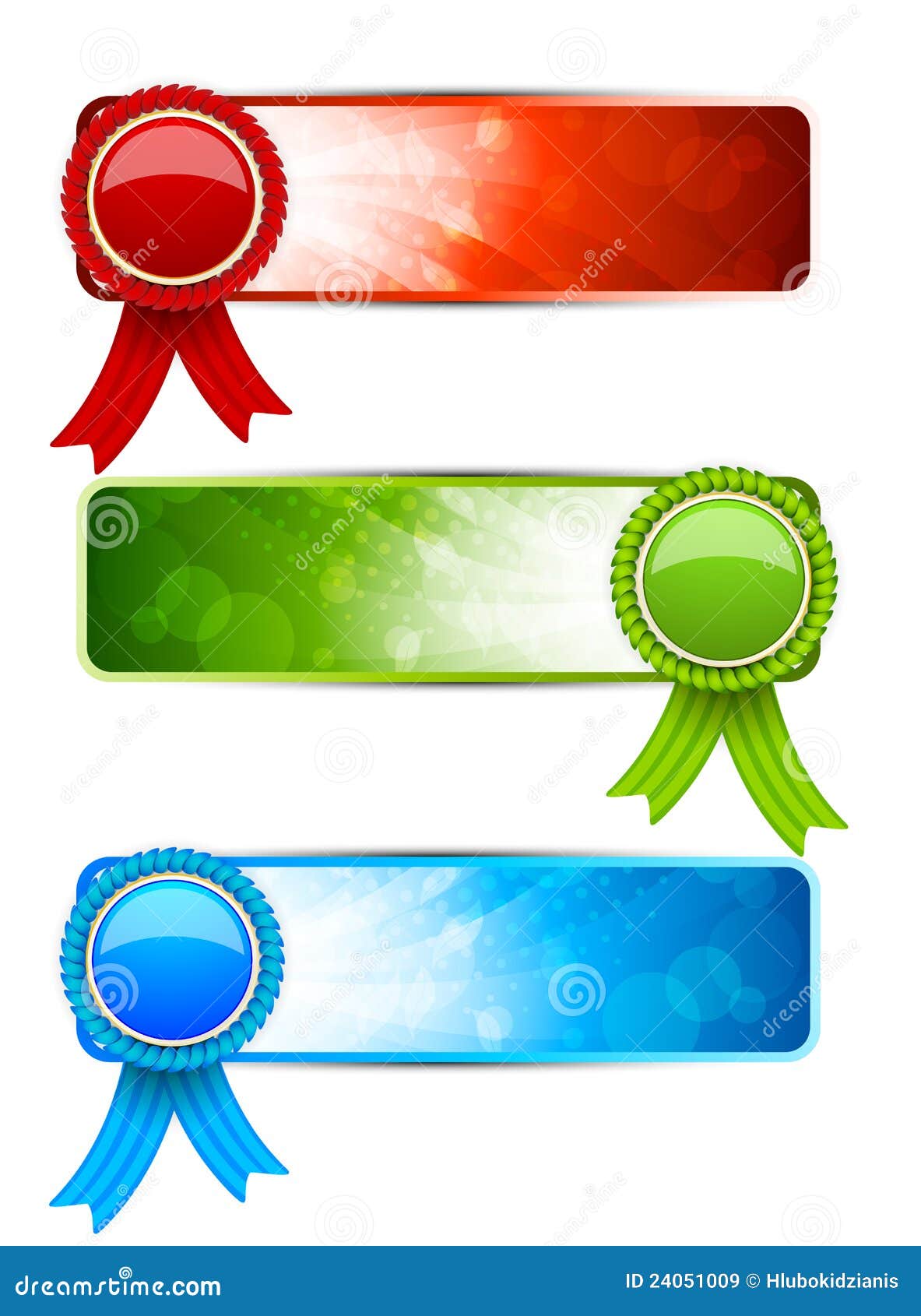 Set of banners with label stock vector. Illustration of graphic - 24051009