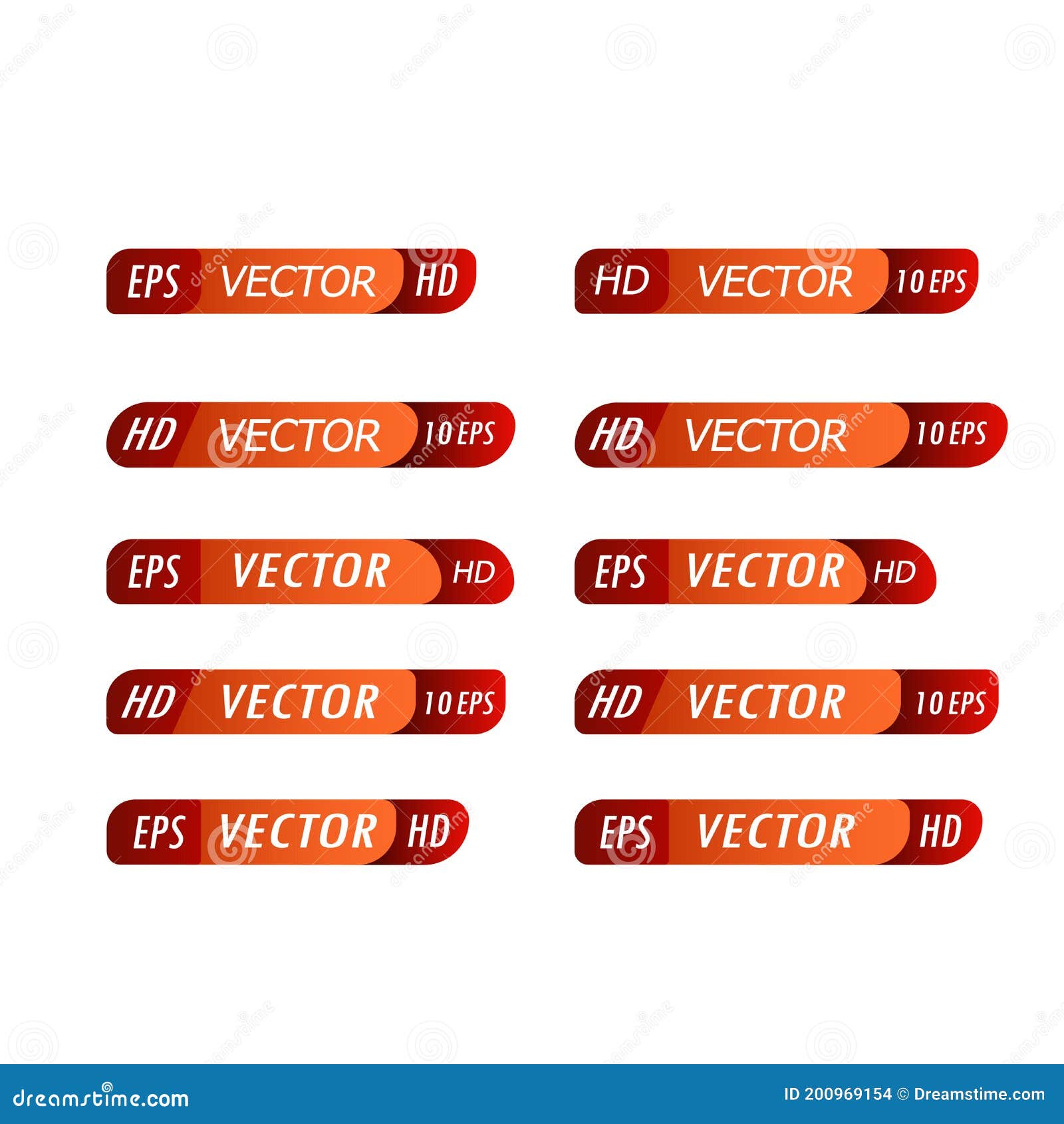 Tv news bar set stock vector. Illustration of modern - 200969154