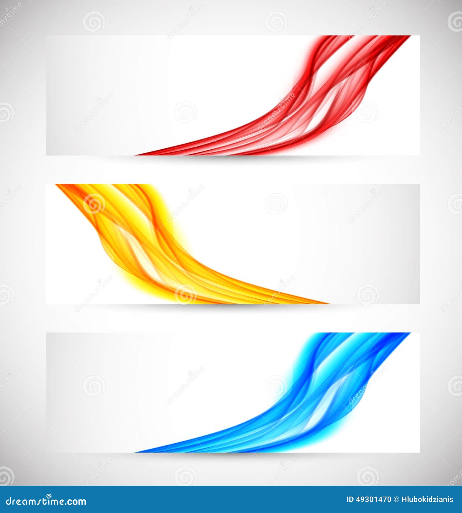 Set of banners stock vector. Illustration of element - 49301470