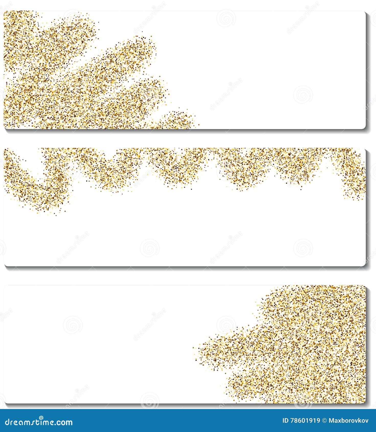 Set of banners with sand. stock vector. Illustration of wavy - 78601919