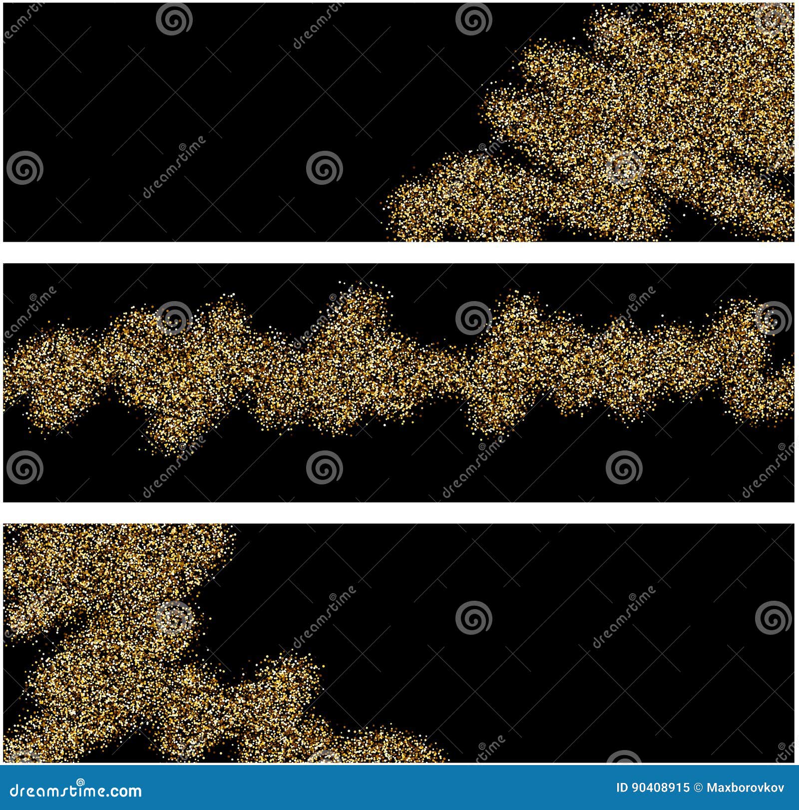 Set of banners with sand. stock vector. Illustration of background ...