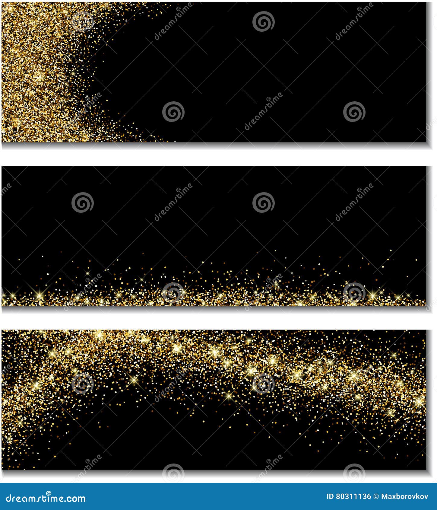 Set of banners with sand. stock vector. Illustration of strip - 80311136