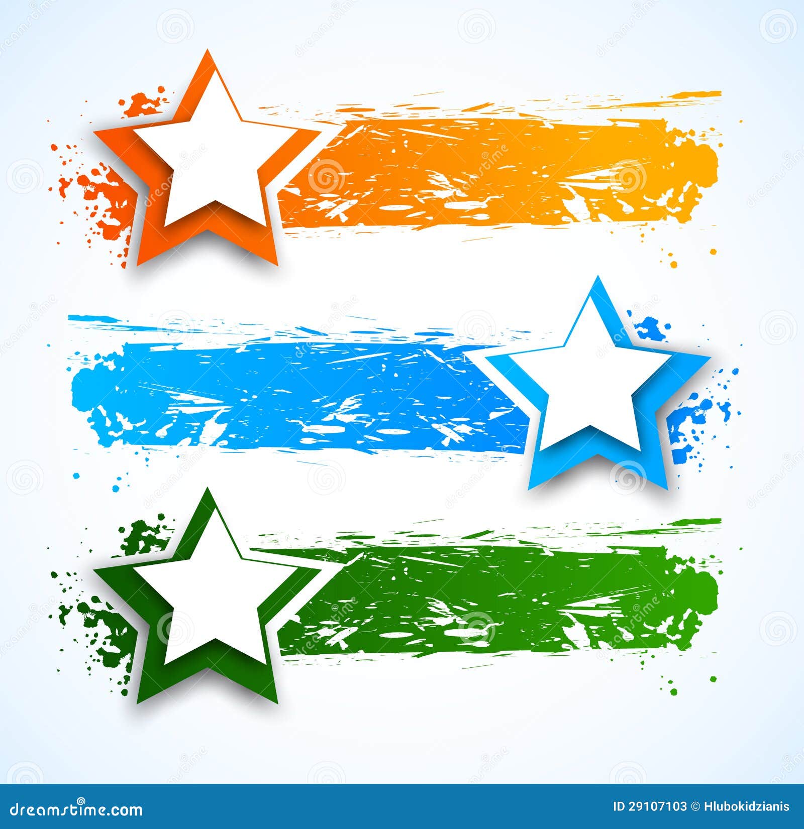 Set of banners with stars stock vector. Illustration of rusty - 29107103