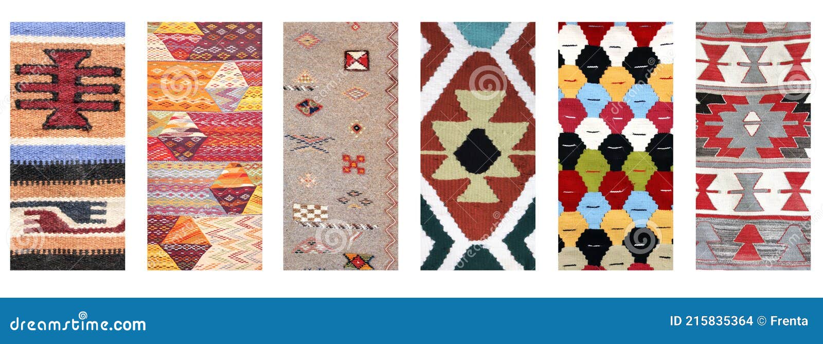 Set of Banners with Textures of Berber Traditional Wool Carpets Stock ...