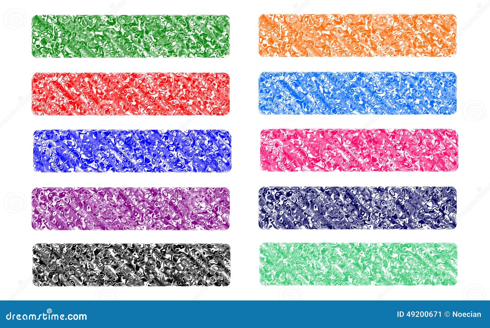 Set Banners Web or Web Header, Colorful, Original Stock Illustration ...