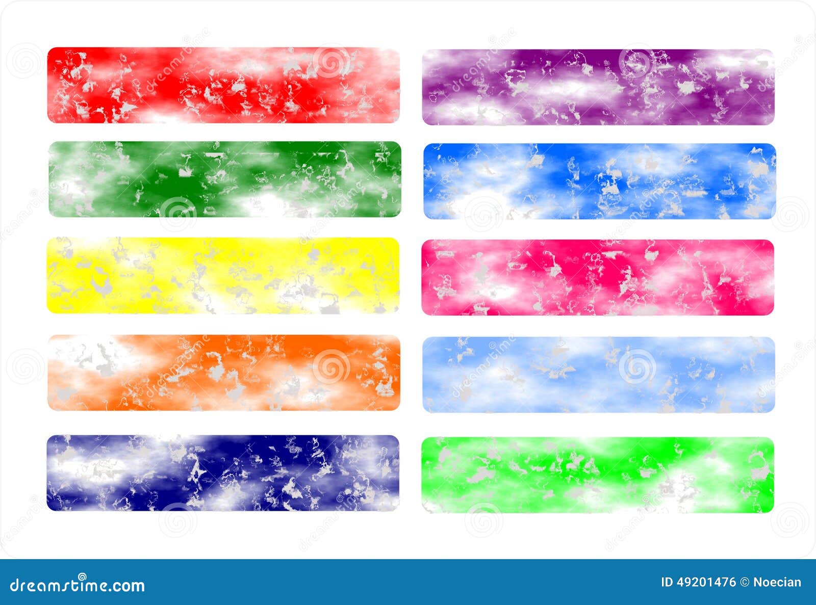 Set Banners Web or Web Header, Colorful, Original Stock Illustration ...