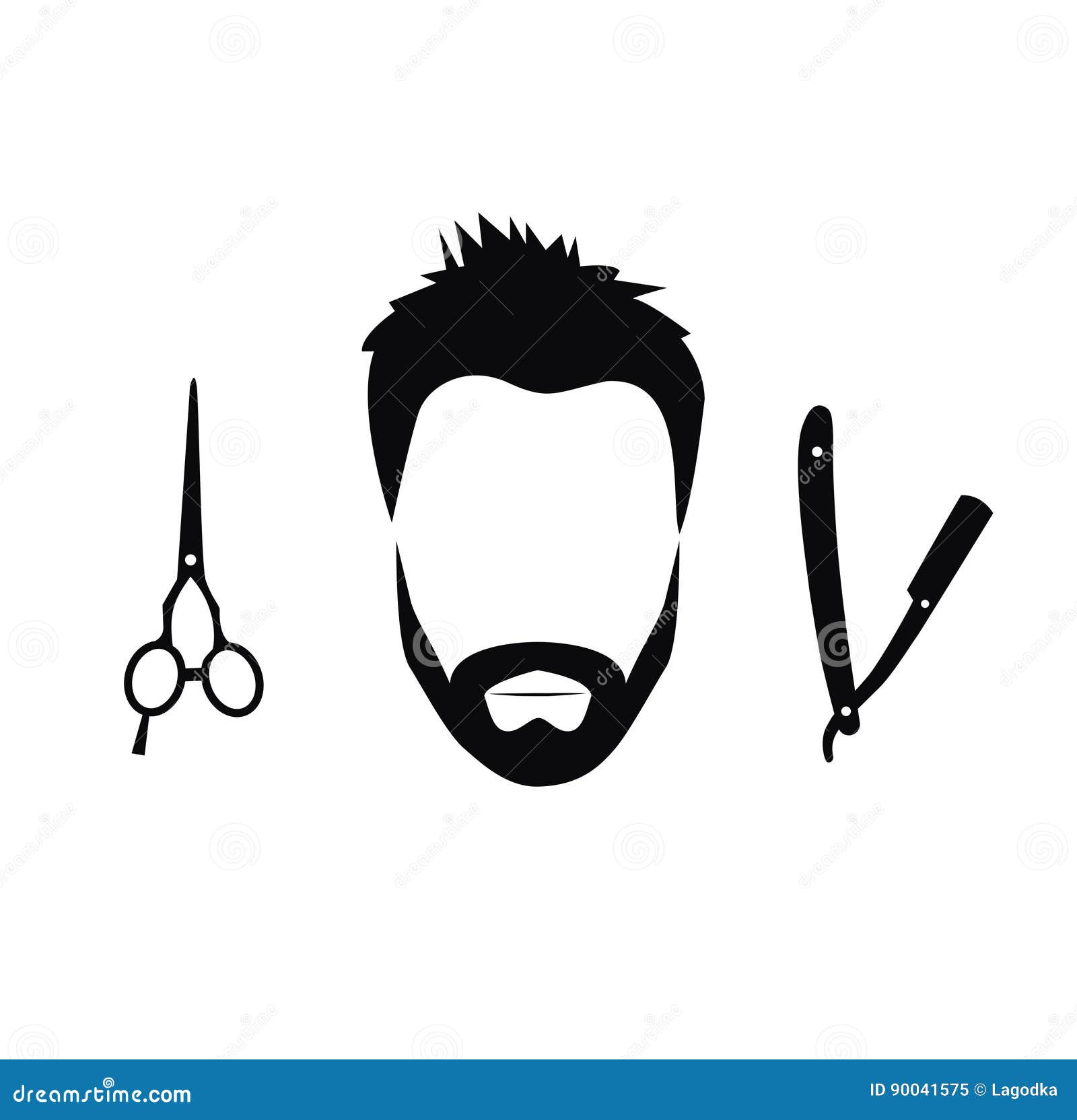 Set of Barber Tools for Men Stock Vector - Illustration of beauty ... Set of Barber Tools for Men Stock Vector - Illustration of beauty ...