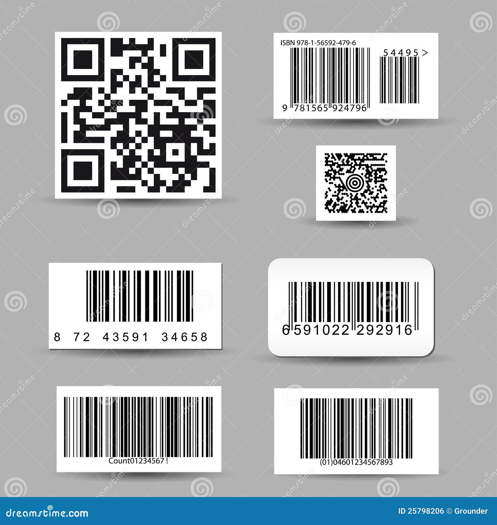 Barcode Stickers Royalty-Free Cartoon | CartoonDealer.com #51568838