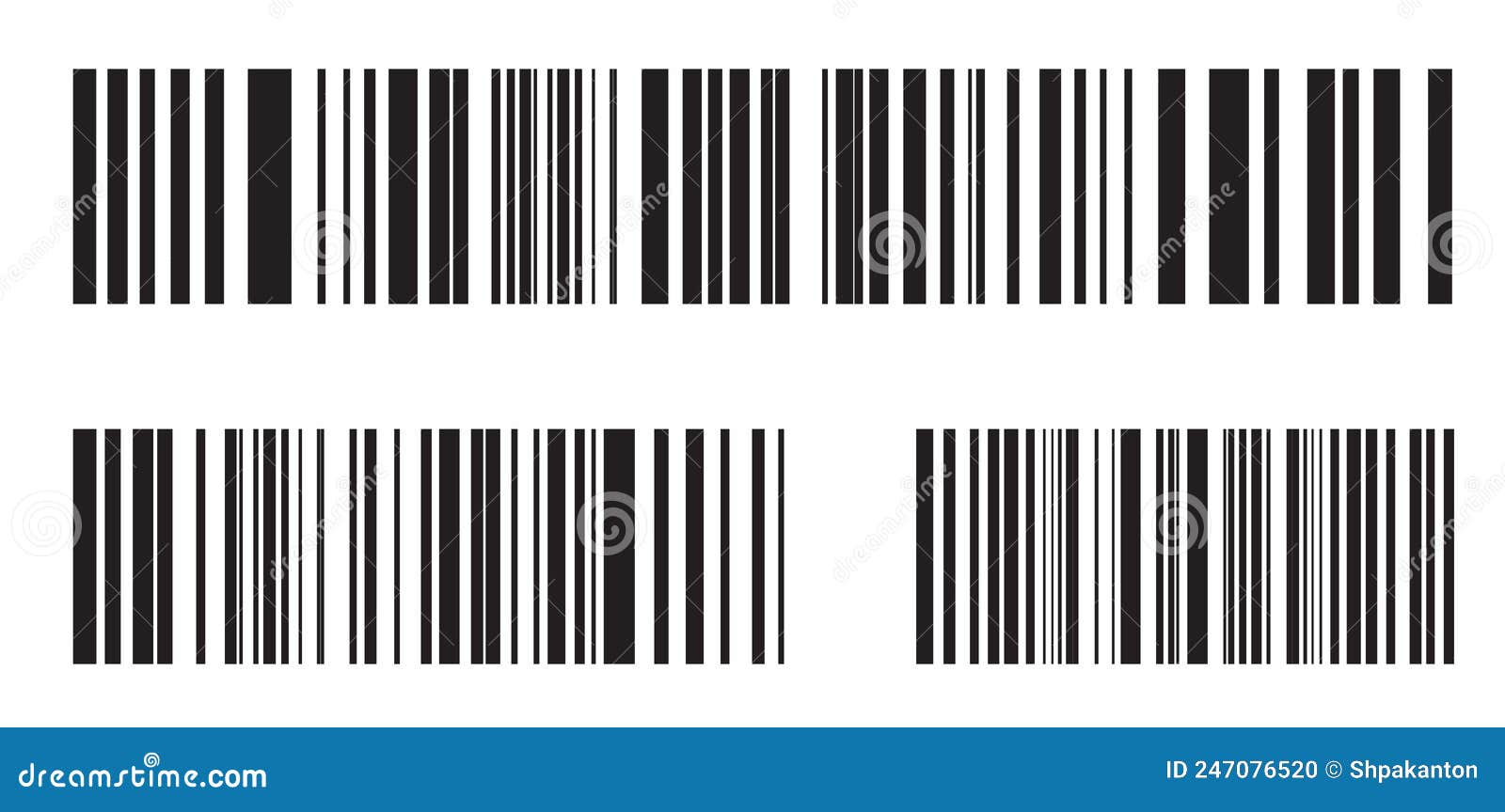 Set of Barcodes, QR-codes, Realistic Barcode Icons. Vector Illustration ... Set of Barcodes, QR-codes, Realistic Barcode Icons. Vector Illustration ...