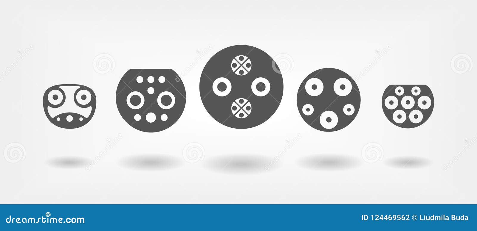 Basic Connectors For Charging Electric Vehicles. Ac Dc Plugs And ...