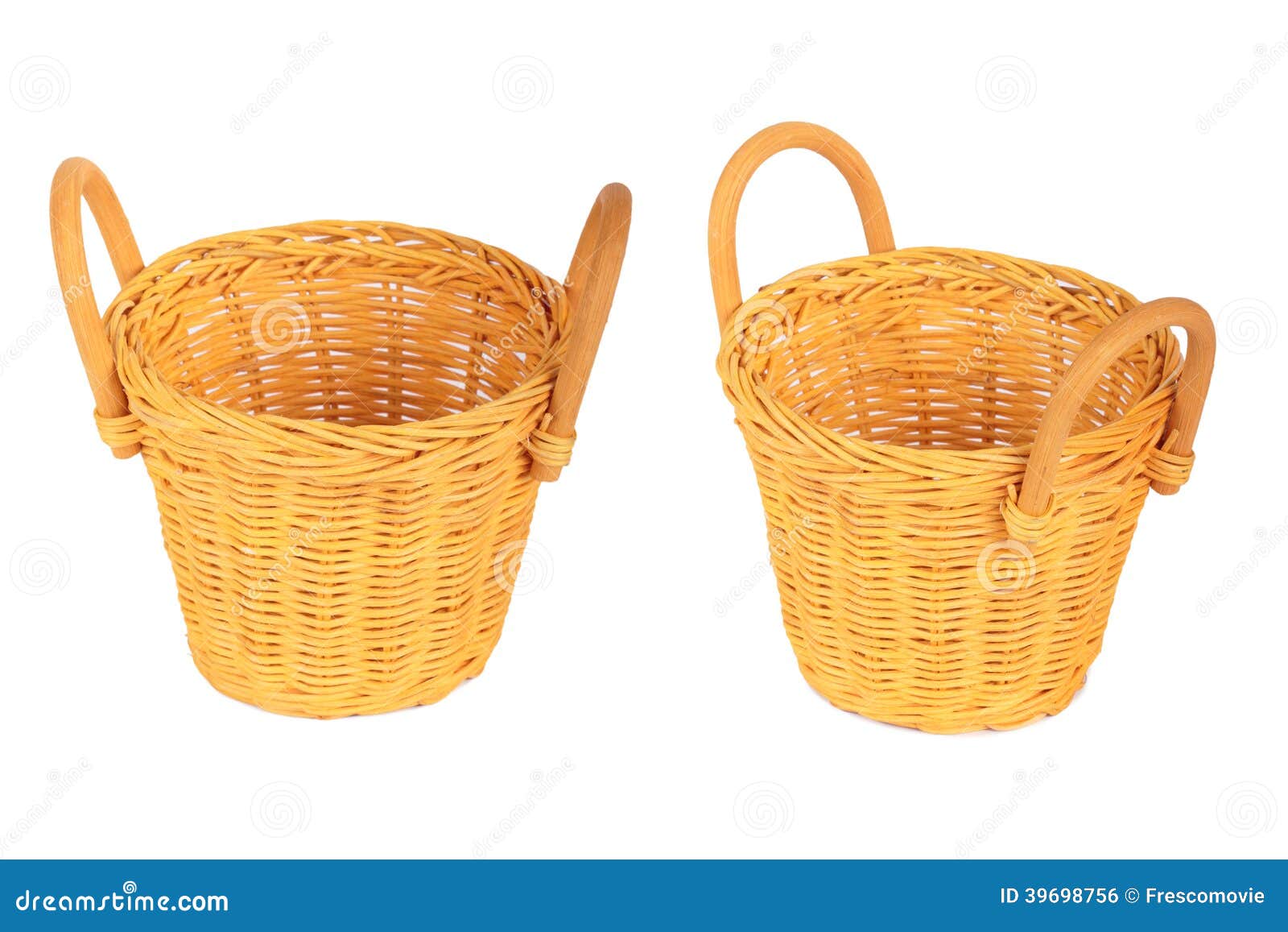 Set of Baskets. stock photo. Image of straw, flower, easter - 39698756