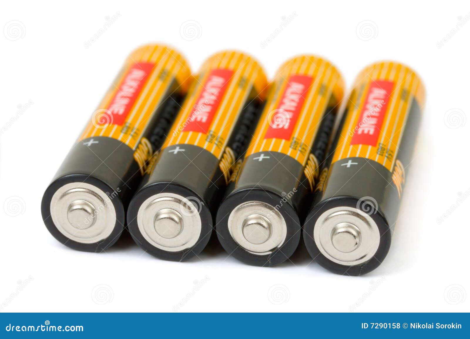 Set of batteries stock photo. Image of electronics, chemical - 7290158