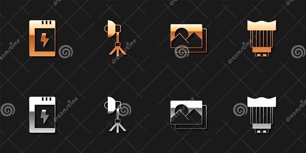 Set Battery for Camera, Softbox Light, Photo Frame and Camera Photo ...