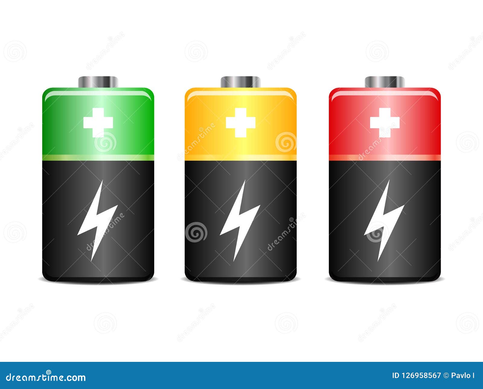 Set of Battery Charge Level Indicator - Vector Stock Vector ... Set of Battery Charge Level Indicator - Vector Stock Vector ...