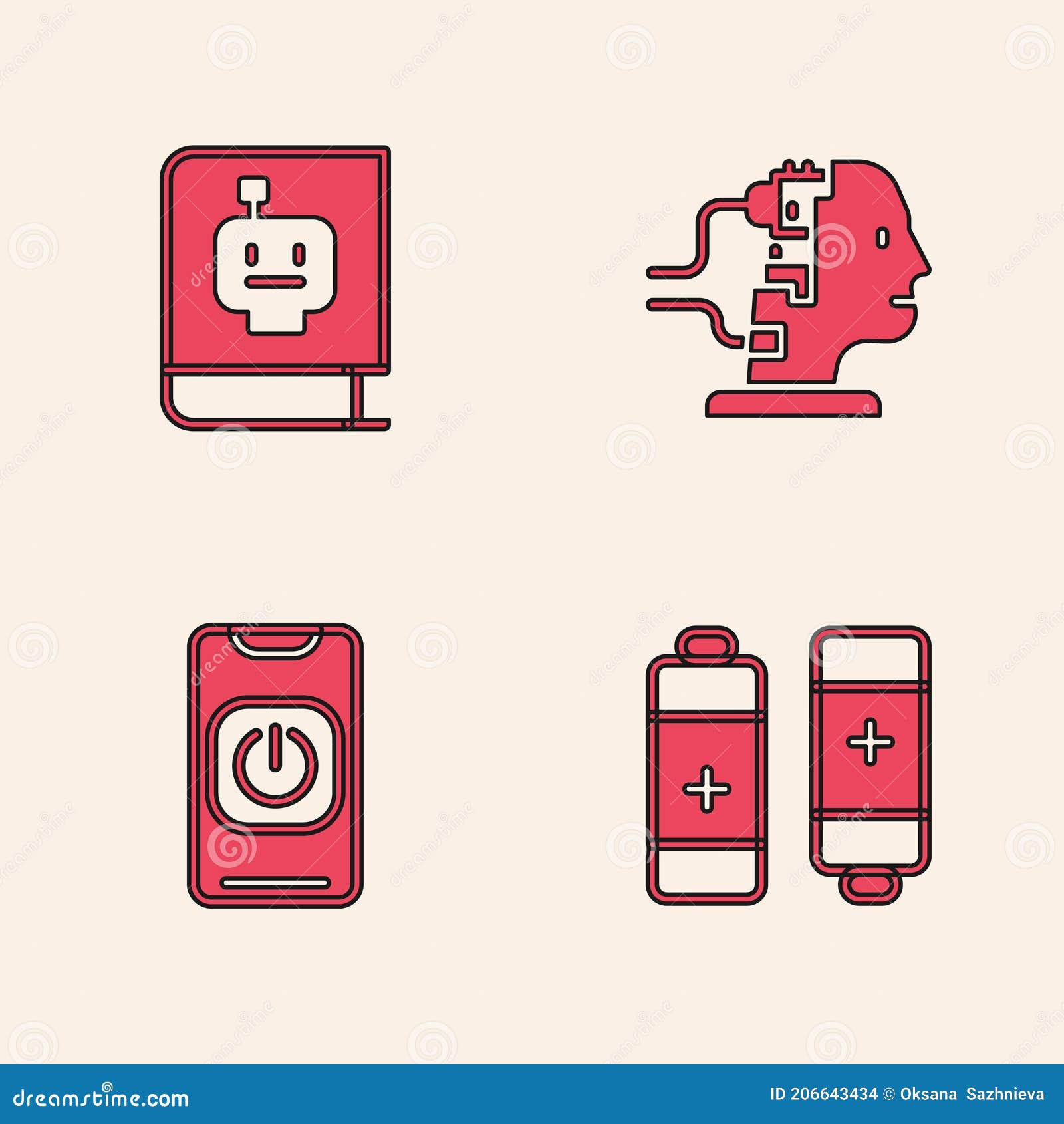 Set Battery, User Manual, Robot for Maintenance and Turn Off Robot from ...