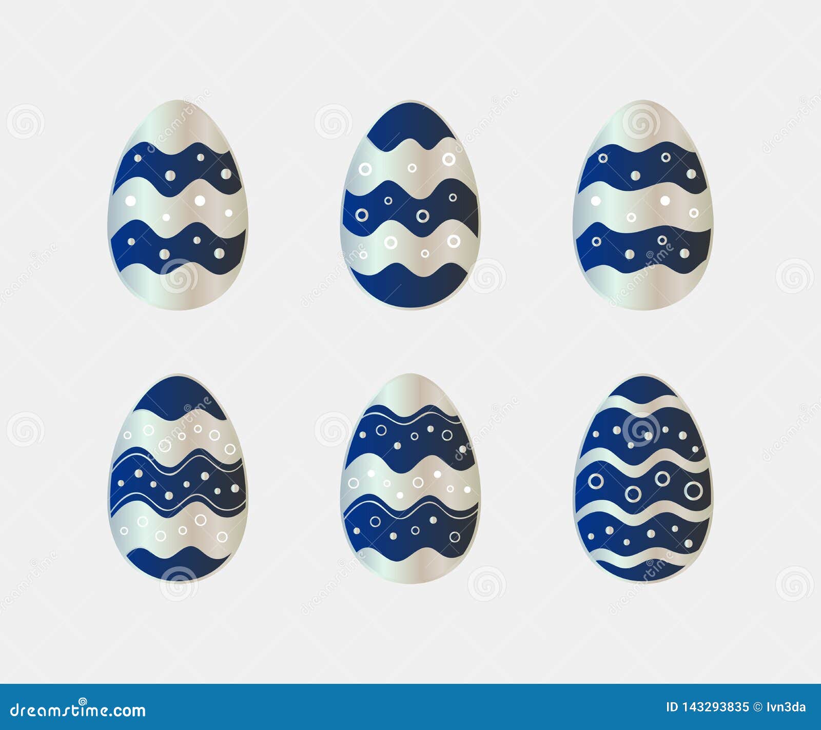 Easter eggs icons set stock vector. Illustration of celebration - 143293835