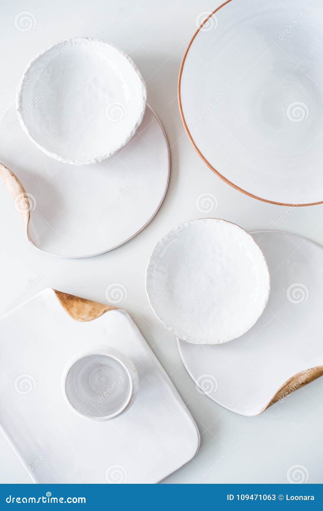 Set of Beautiful Handmade Ceramic, Various Handcrafted Plates an Stock ...