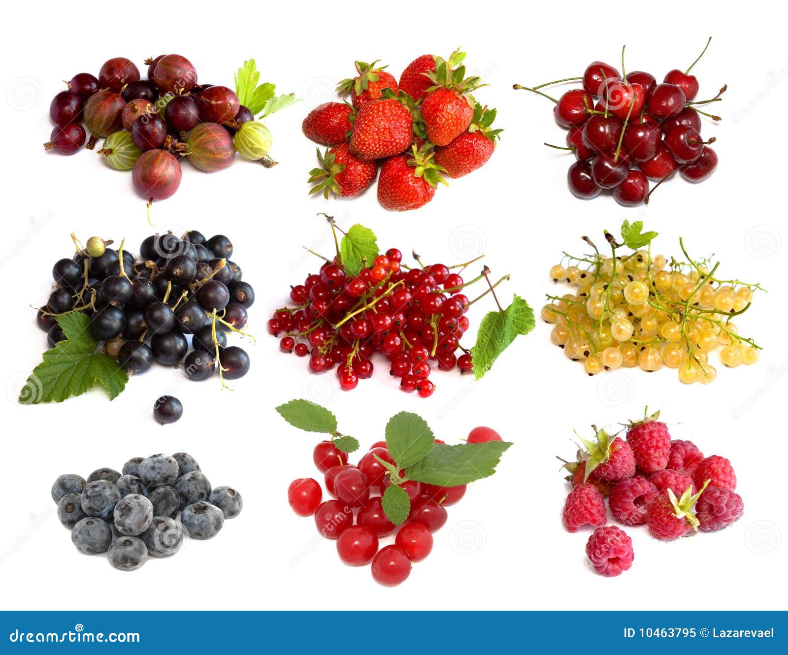 Set of berries stock image. Image of juicy, color, fruit - 10463795