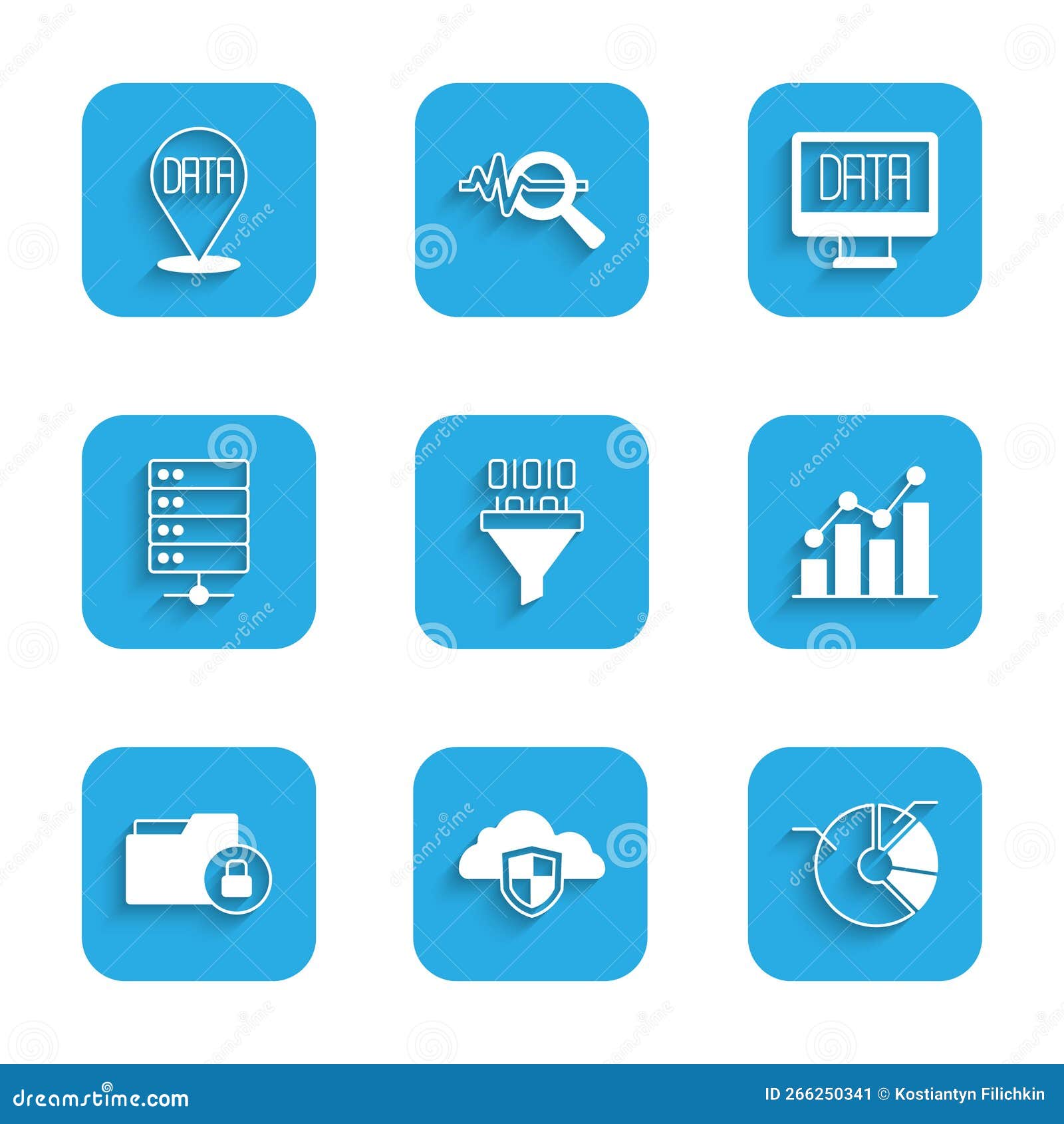 Set Binary Code, Cloud and Shield, Pie Chart Infographic, Folder Lock ... Set Binary Code, Cloud and Shield, Pie Chart Infographic, Folder Lock ...