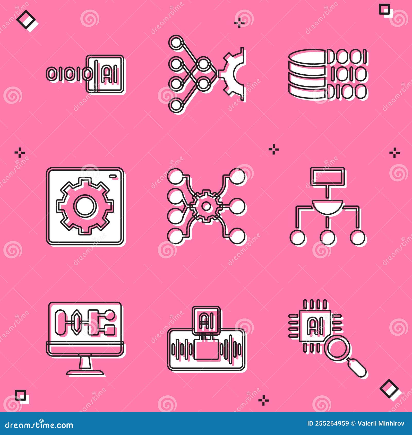 Set Binary Code, Neural Network, Computer Api Interface, Algorithm, and ... Set Binary Code, Neural Network, Computer Api Interface, Algorithm, and ...
