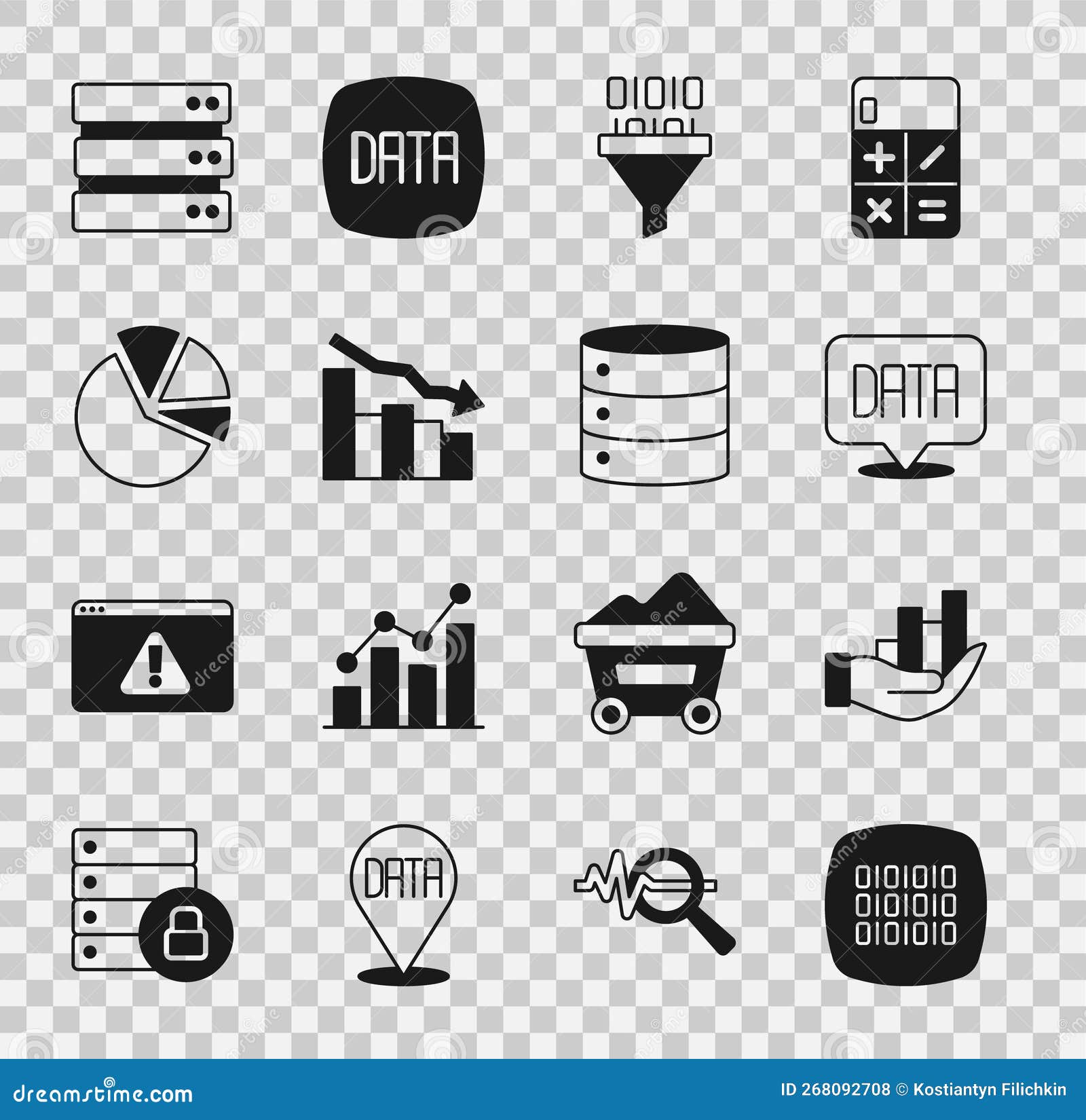 Set Binary Code, Pie Chart Infographic, Data Analysis, Financial Growth ... Set Binary Code, Pie Chart Infographic, Data Analysis, Financial Growth ...
